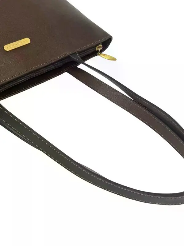 Burberry 20th Century Leather Tote Bag