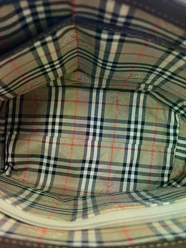 Burberry 20th Century Leather Tote Bag