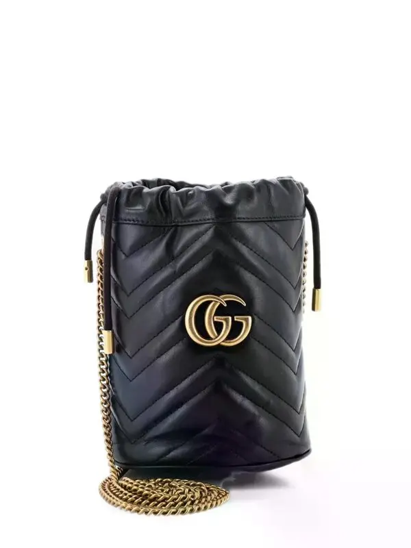 Gucci Gg Marmont Matelasse Leather Mini Bucket Bag