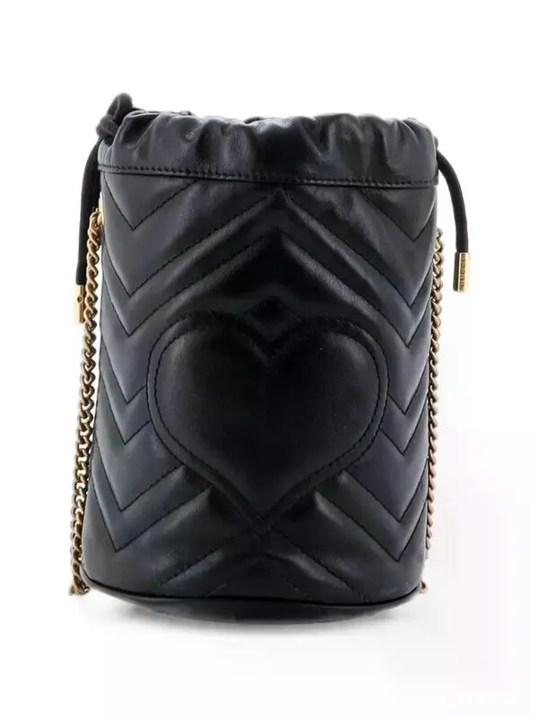 Gucci Gg Marmont Matelasse Leather Mini Bucket Bag
