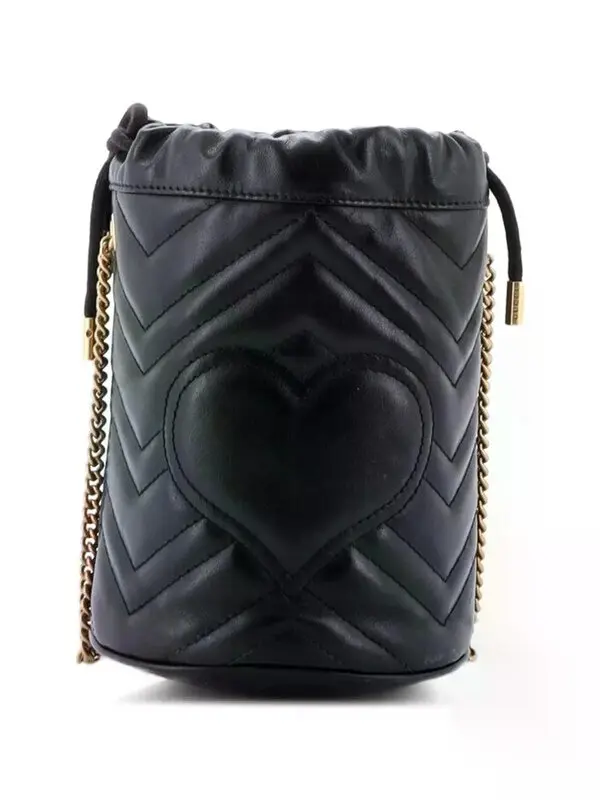 Gucci Gg Marmont Matelasse Leather Mini Bucket Bag