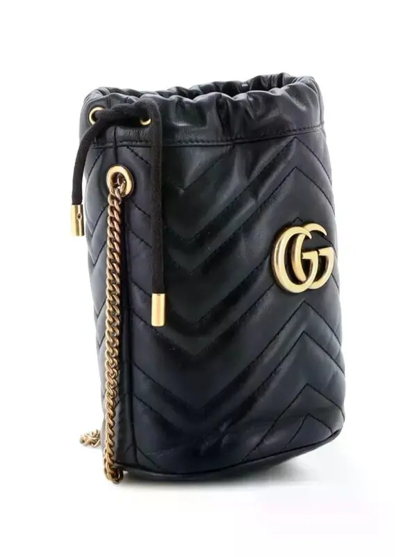 Gucci Gg Marmont Matelasse Leather Mini Bucket Bag