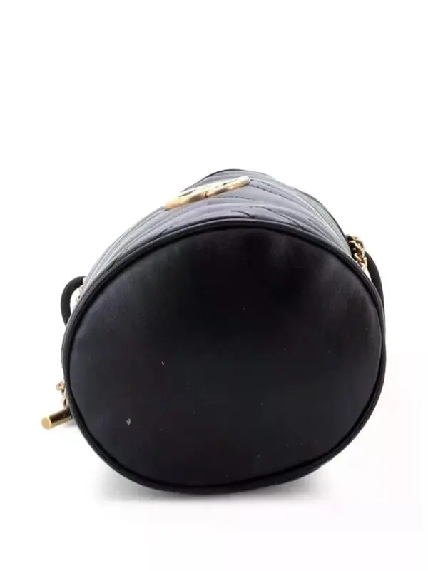 Gucci Gg Marmont Matelasse Leather Mini Bucket Bag