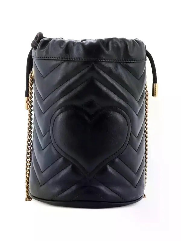 Gucci Gg Marmont Matelasse Leather Mini Bucket Bag
