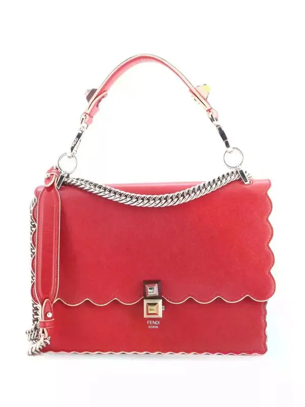 Fendi Kan I Bag Leather Medium Shoulder Bag