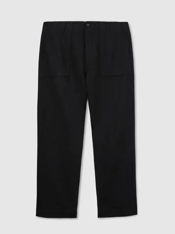 REISS Wool-blend Relaxed-fit Trousers