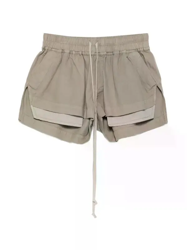 Rick Owens Drawstring Layered Shorts