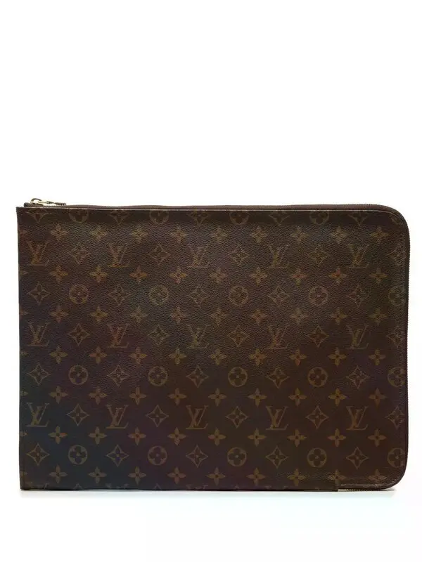 LOUIS VUITTON 2000 Monogram Poche Documents Portfolio Business Bag