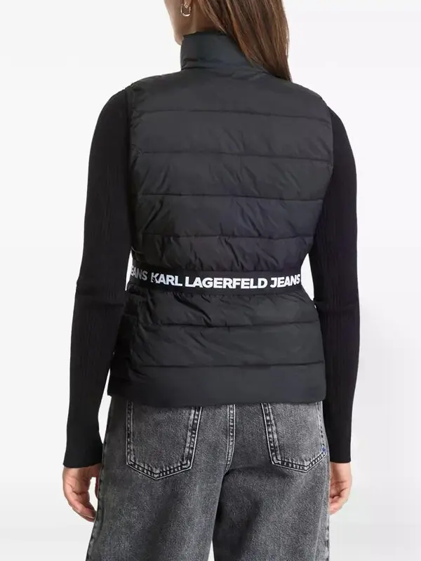 Karl Lagerfeld Logo-print Quilted Gilet