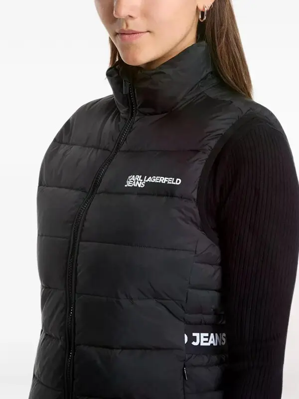 Karl Lagerfeld Logo-print Quilted Gilet
