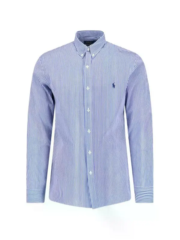 Polo Ralph Lauren Striped Embroidered-logo Shirt