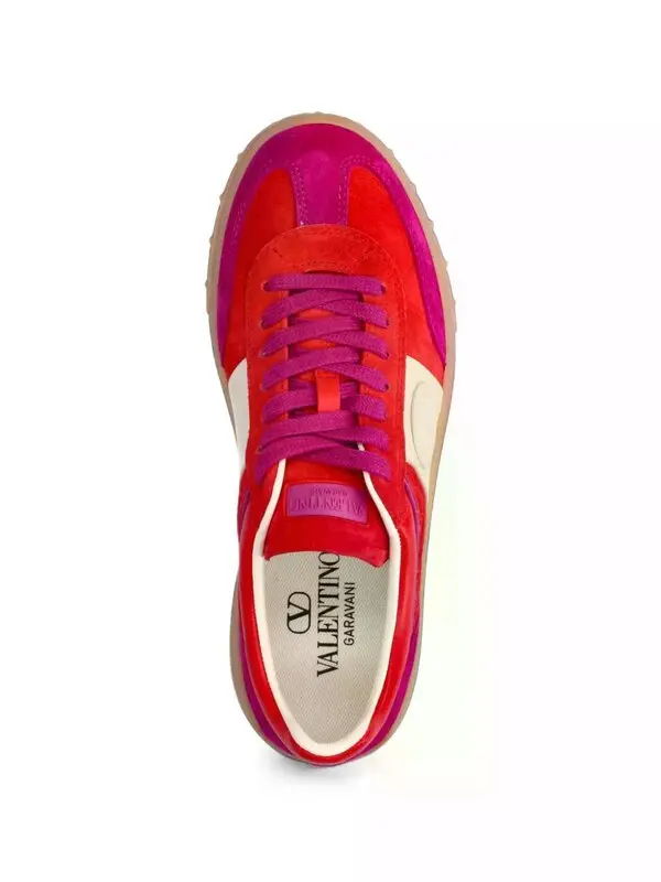 Valentino Garavani Panelled Sneakers - Red