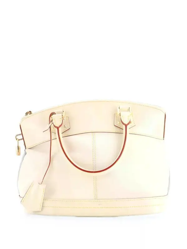 LOUIS VUITTON Suhali Lockit Handbag Leather Pm Tote Bag