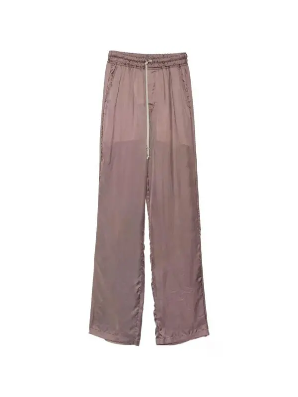 Rick Owens Dietrich Drawstring Straight-leg Trousers - Grey