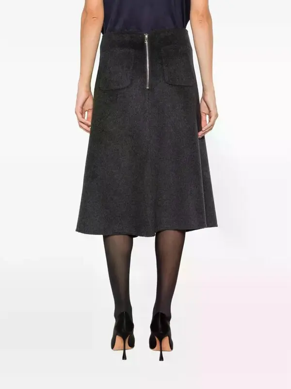 SUSANNE BOMMER A-line Zip-fastening Midi Skirt