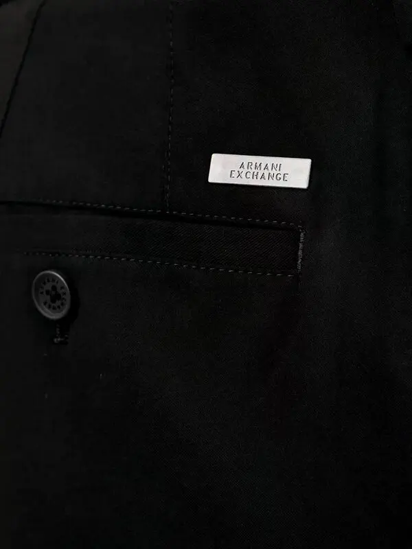 Armani Exchange Pressed-crease Tailored Trousers