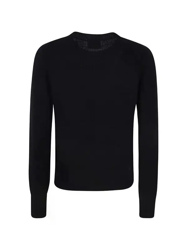 ALLUDE Cashmere Crew-neck Sweater - Blue