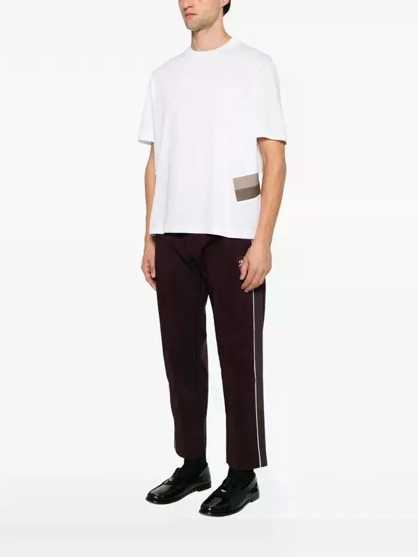 LOW BRAND Patch-detail T-shirt