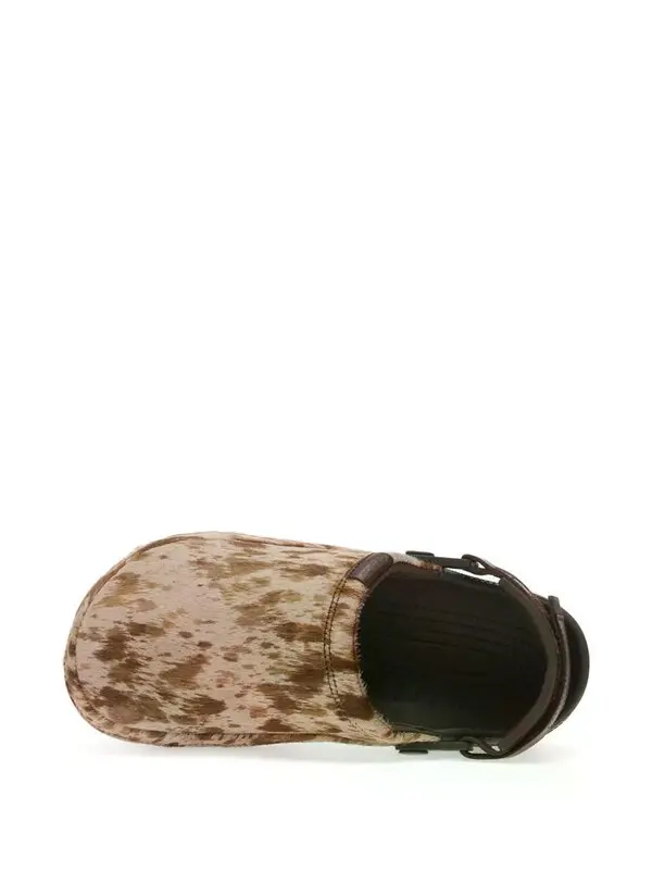 CROCS Crafted Pony Hair Mules - Neutrals