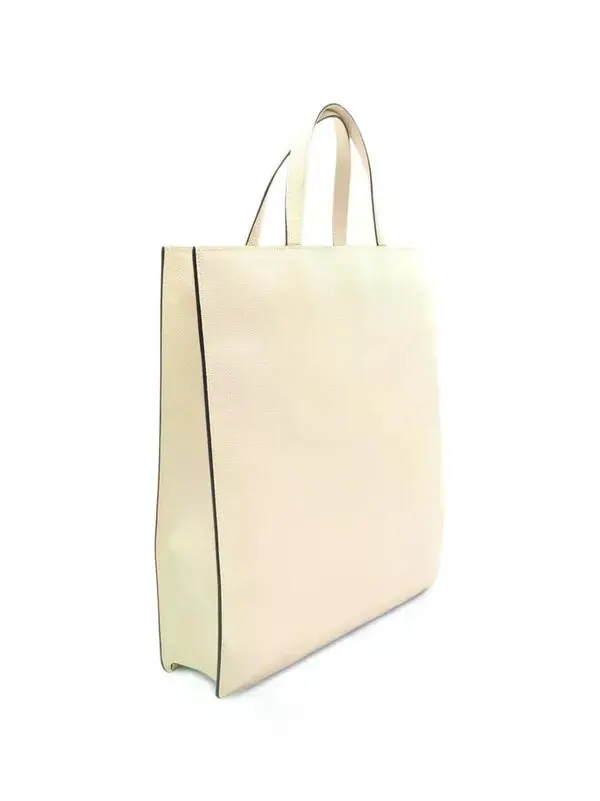 VALEXTRA VINTAGE 2000s Two-way Tote Bag - Neutrals