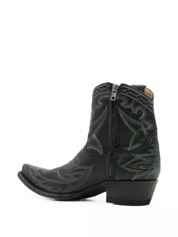MEXICANA Embroidered Leather Boots