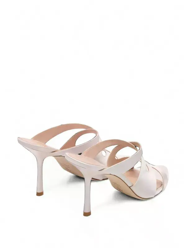 STUART WEITZMAN Rubie Strappy Satin Sandals