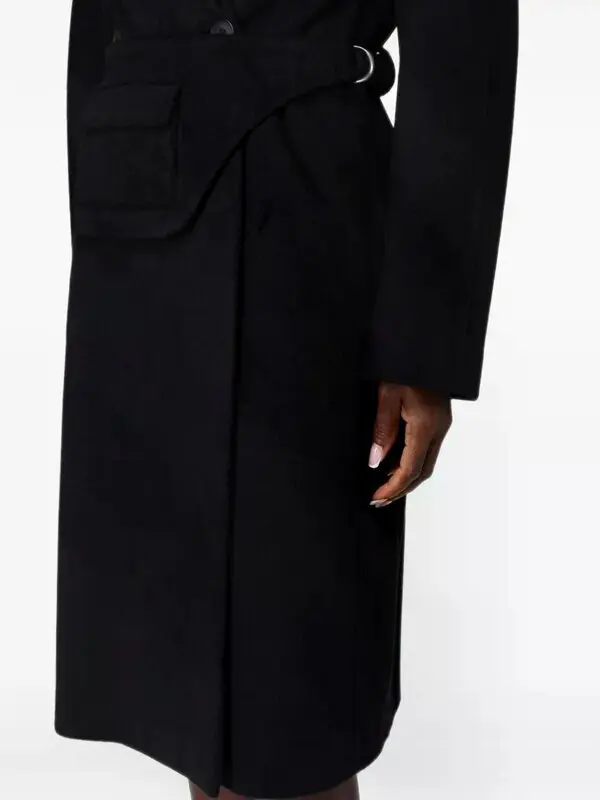 HANITA Belted Notch-lapel Coat