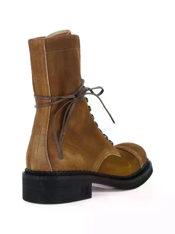 Miu Miu Lace-up Boots