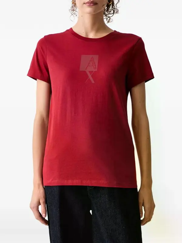 Armani Exchange Crystal-embellished Logo T-shirt