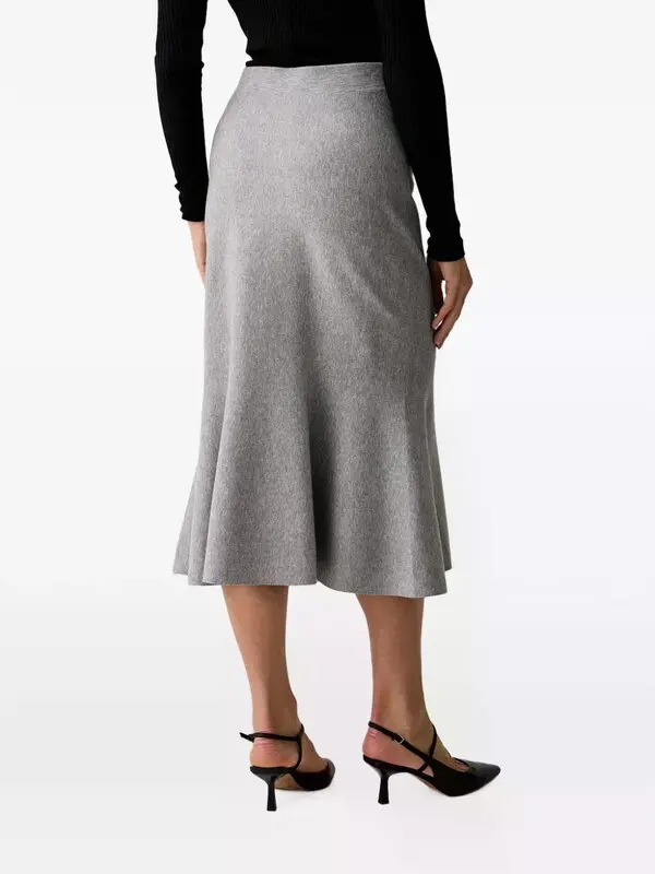 Liu Jo Logo-plaque Flared Skirt