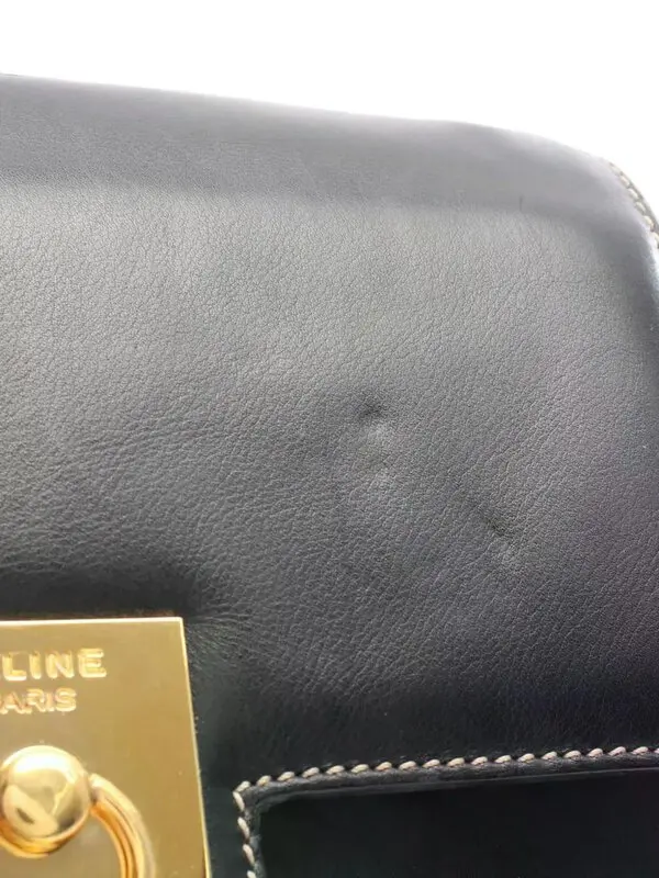 Celine 2000s Ring-detail Leather Shoulder Bag
