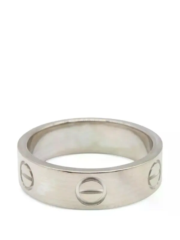 Cartier 2010s Love Screw-motif Ring - Silver