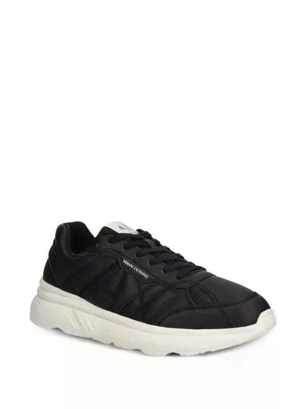 Armani Exchange Quilted Panelled Sneakers