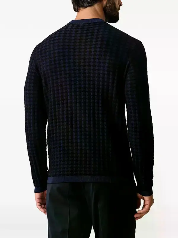 Armani Exchange Geometric-patterned Sweater