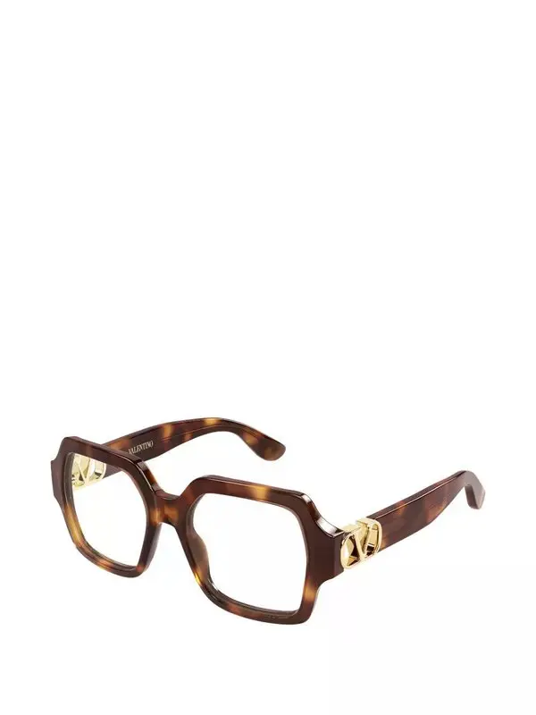Valentino Garavani Vlogo Geometric-frame Glasses