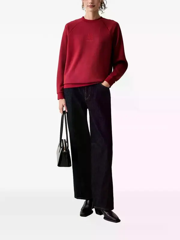 Armani Exchange Embellished Raglan-sleeve Sweatshirt