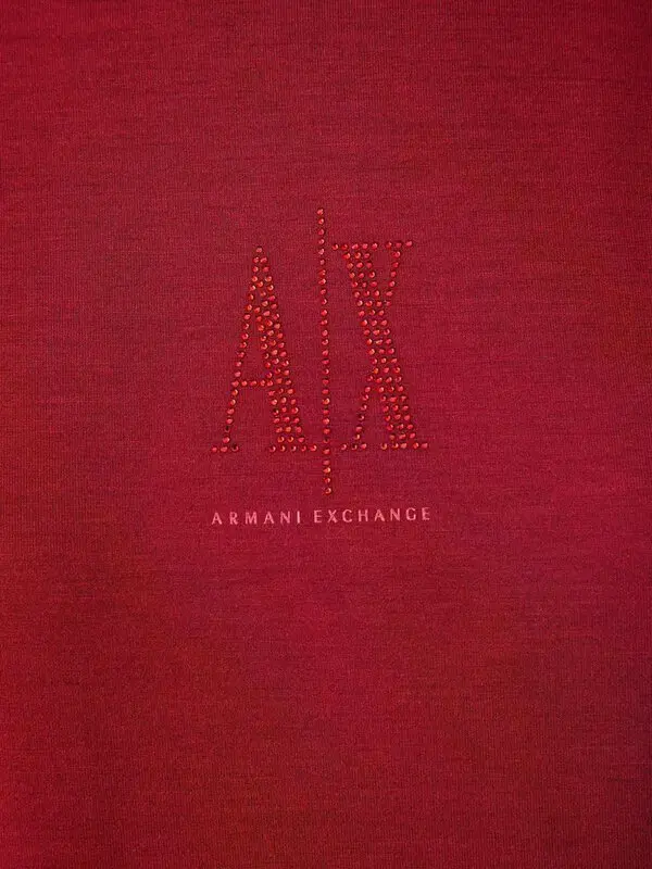 Armani Exchange Embellished Raglan-sleeve Sweatshirt