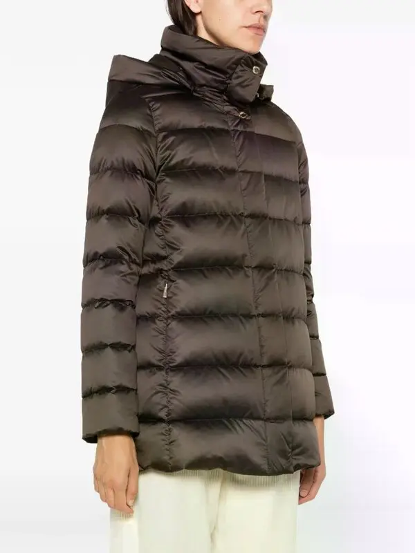 MOORER Delia Hooded Quilted Jacket