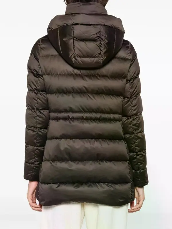 MOORER Delia Hooded Quilted Jacket