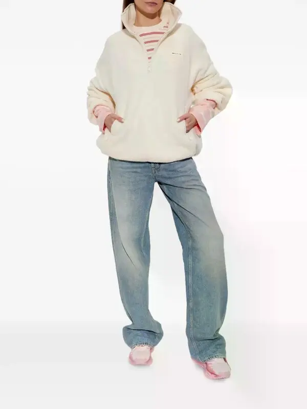 P.E Nation Rotate Quarter-zip Fleece Sweater