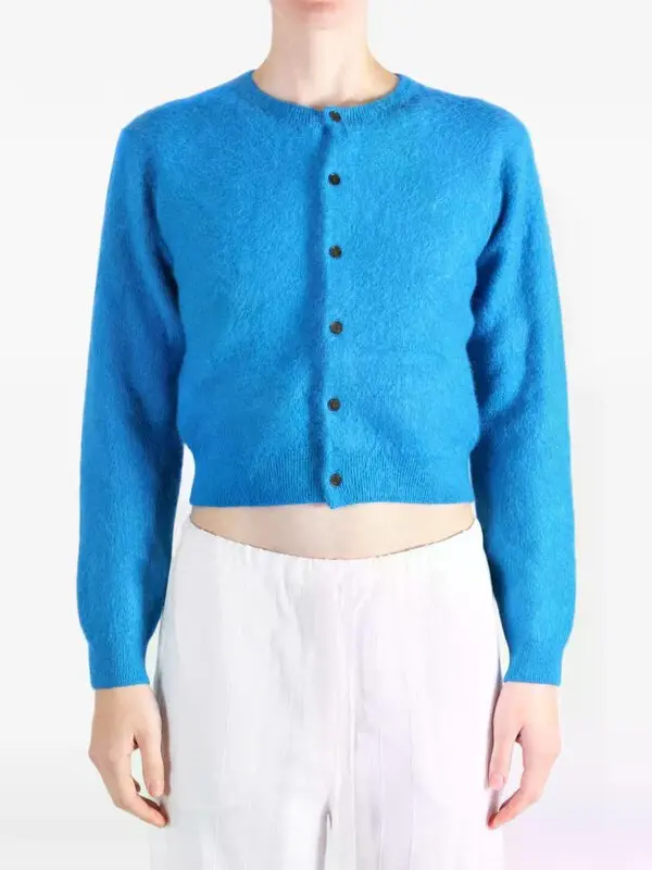 Auralee Garment-dyed Cardigan