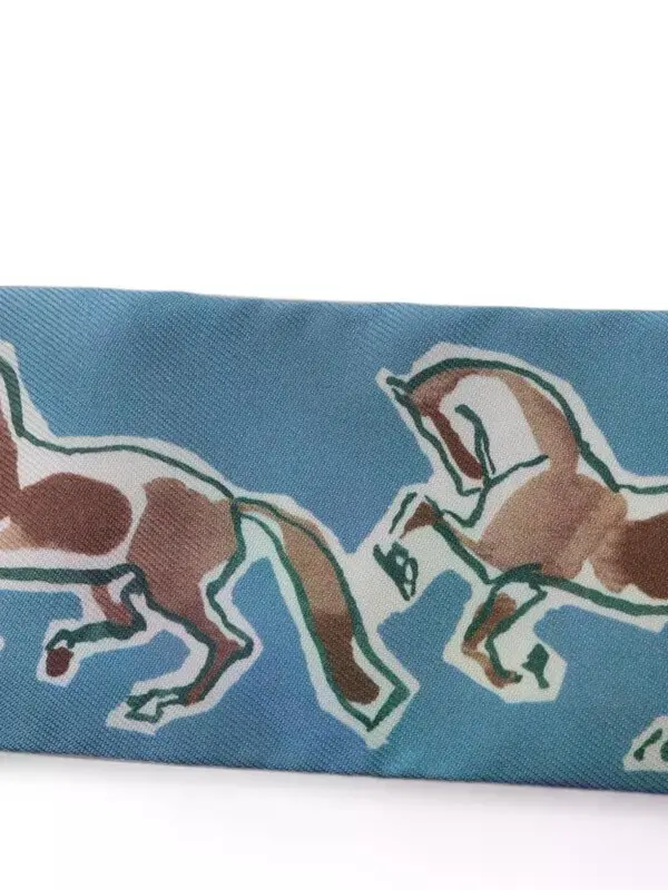 Hermès 2010 Twilly Chevaux En Liberte Scarf