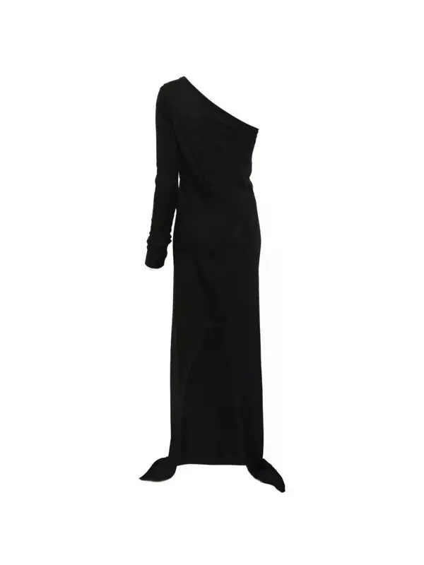 Rick Owens One-shoulder Floor-length Maxi Dress - Black