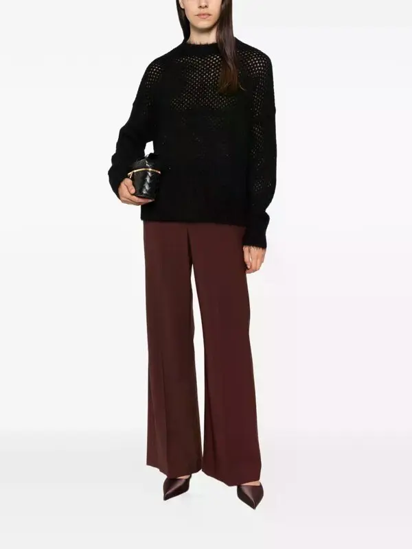 Antonelli Firenze Brembana Open-knit Crew-neck Sweater
