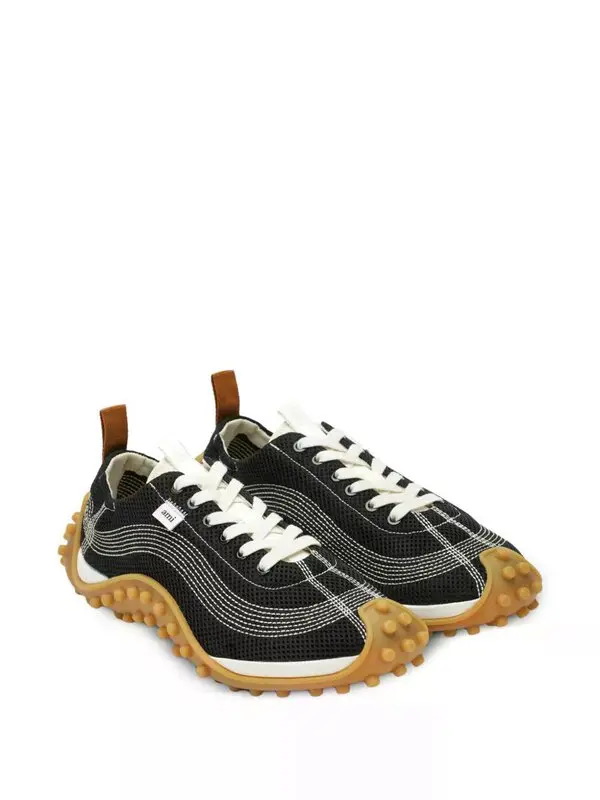 AMI Paris Mesh-knit Sneakers