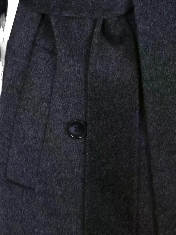 GIOVANNI PARIS Cassis Belted Double-breasted Coat