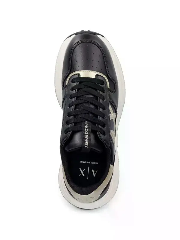 Armani Exchange Logo-patch Chunky-sole Sneakers