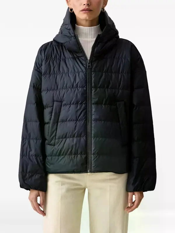 Marc O'polo Quilted Hooded Jacket - Blue