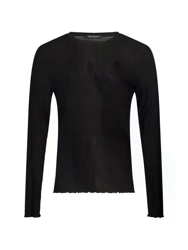 Our Legacy Ribbed-knit Long-sleeve T-shirt