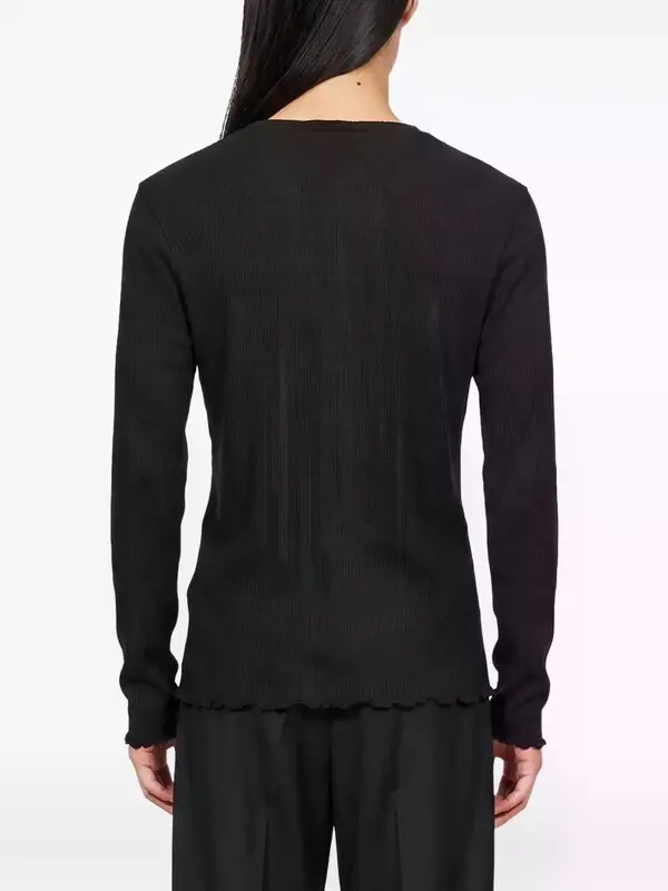 Our Legacy Ribbed-knit Long-sleeve T-shirt
